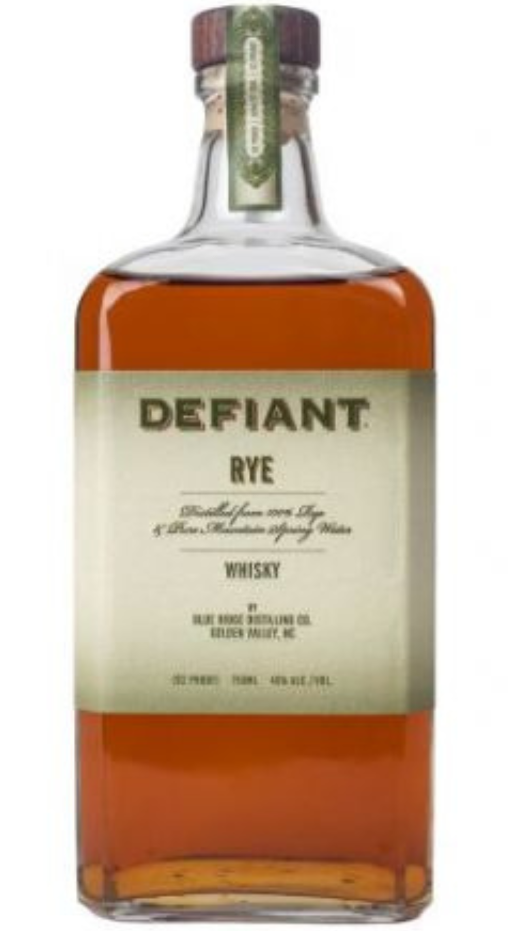 Defiant Rye Whisky from United States - Winner of Gold medal at the ...