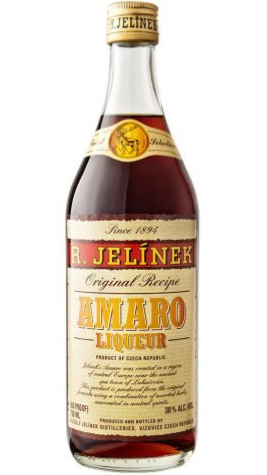 R. Jelinek Amaro Liqueur from Czech Republic - Winner of Gold medal at ...