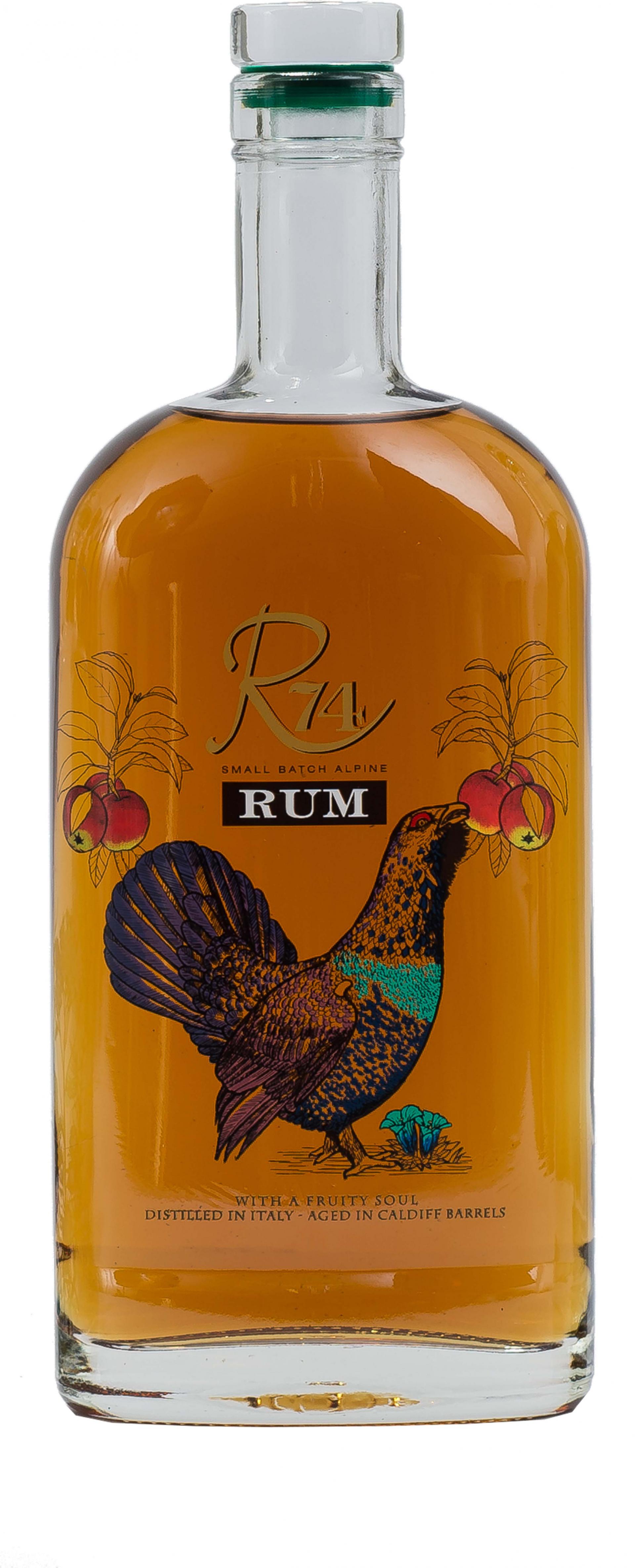 Rum R74 Aged from Italy - Winner of Gold medal at the Bartender Spirits ...