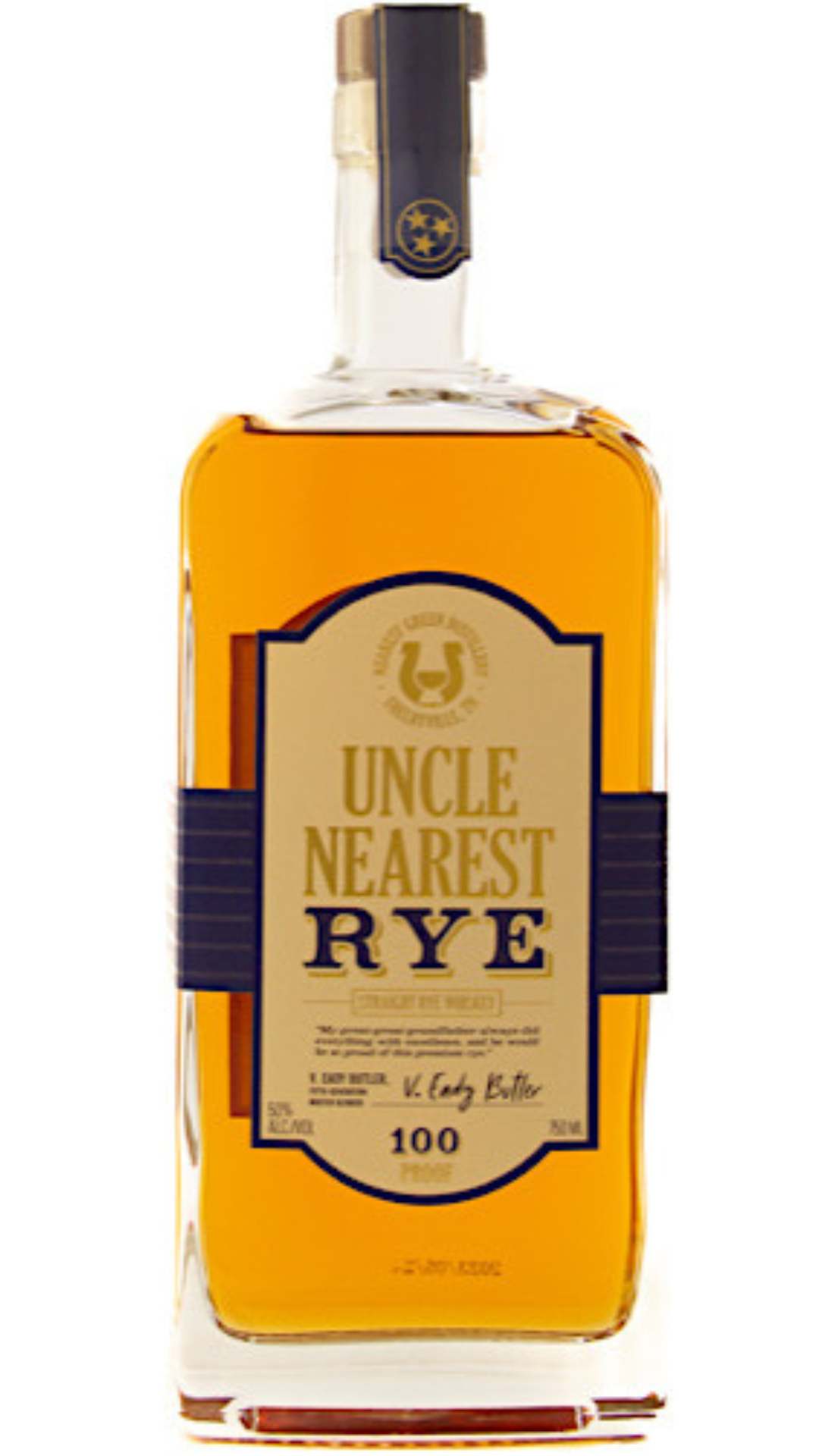 Uncle Nearest Straight Rye Whiskey from United States - Winner of ...