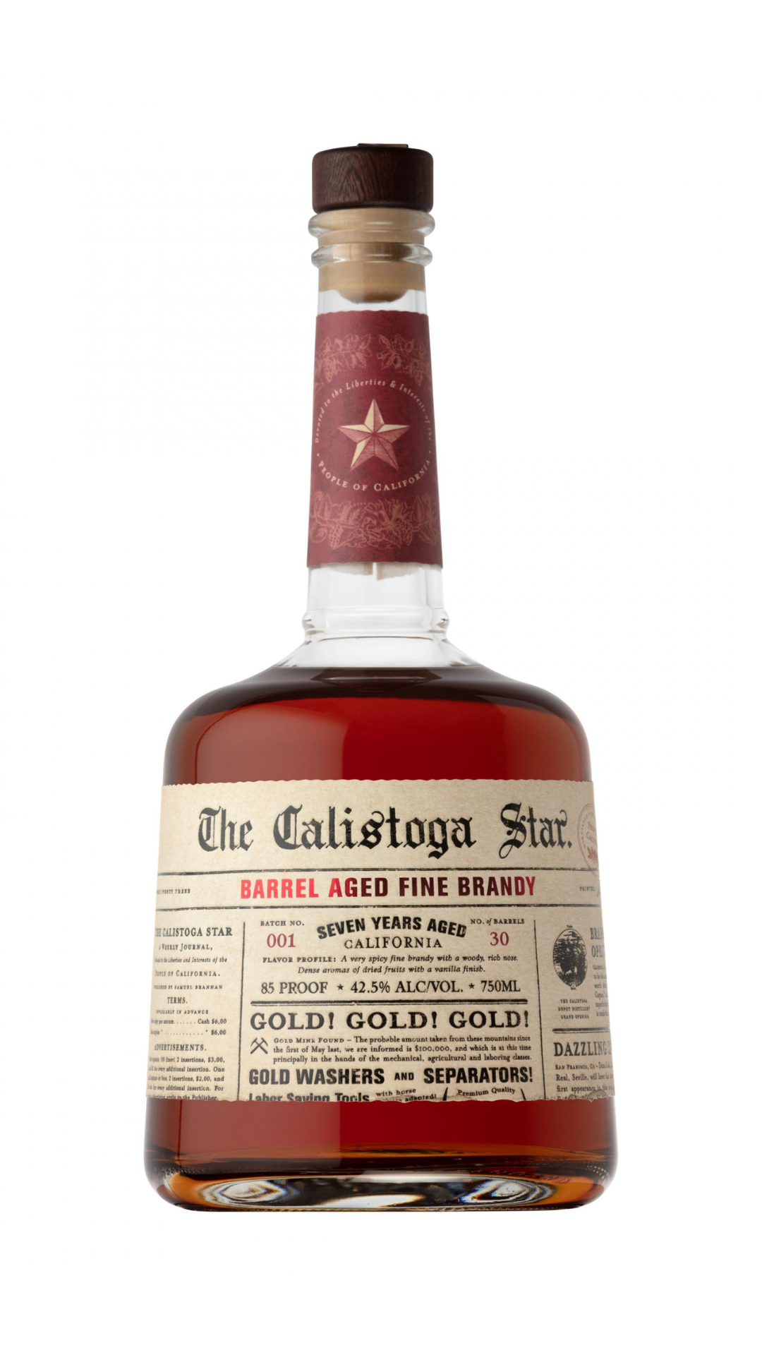 The Calistoga Star Brandy from United States - Winner of Gold medal at ...