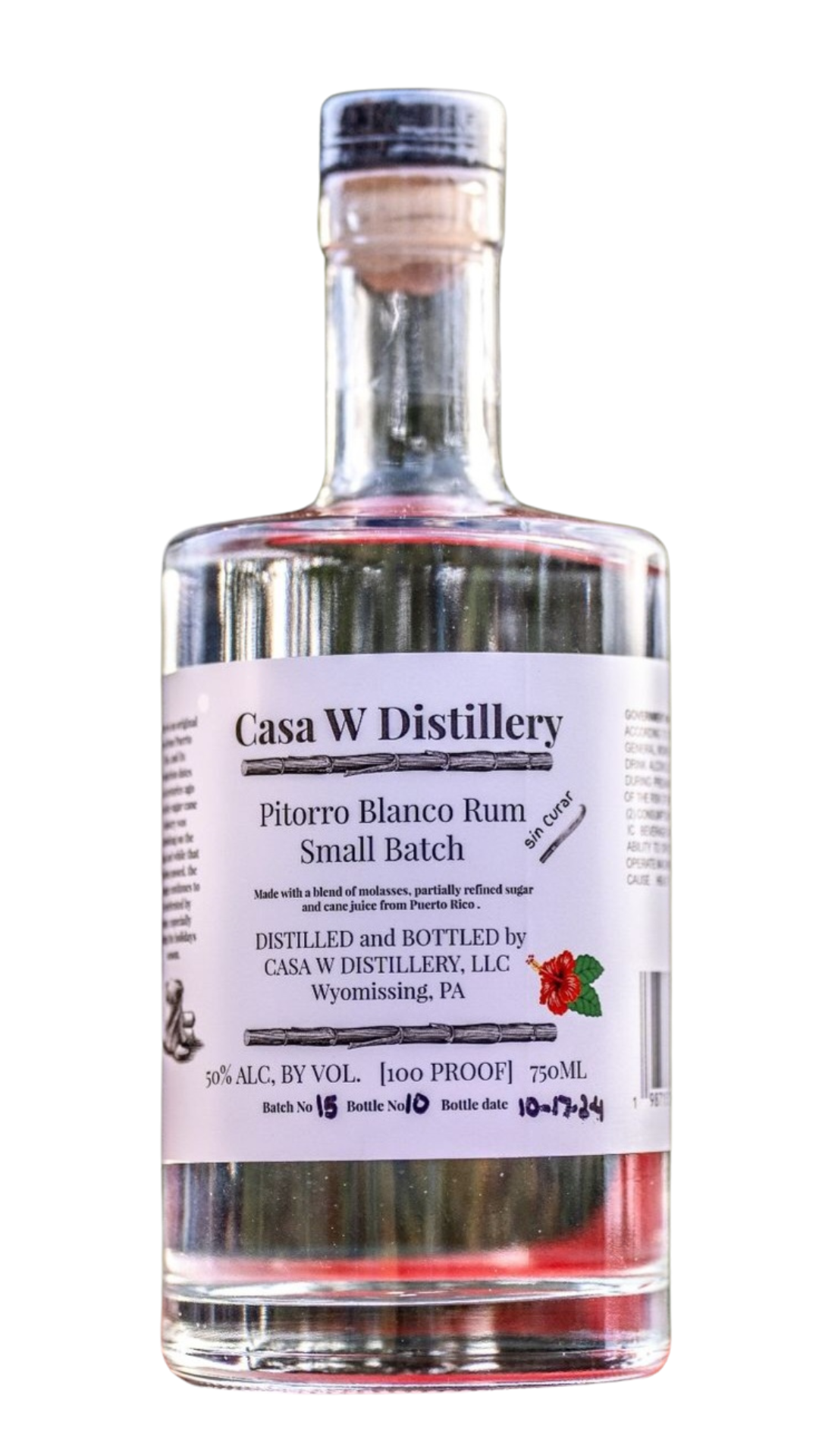 Casa w DiStillery Pitorro Blanco from United States - Winner of Silver ...