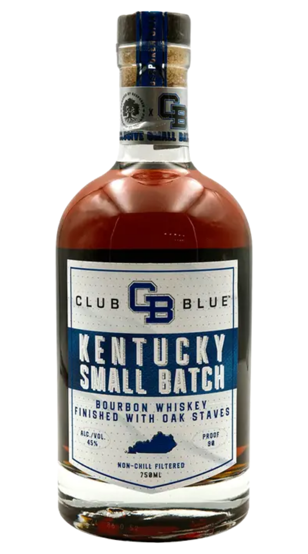 Club Blue "Small Batch" Kentucky Bourbon Whiskey from United States ...