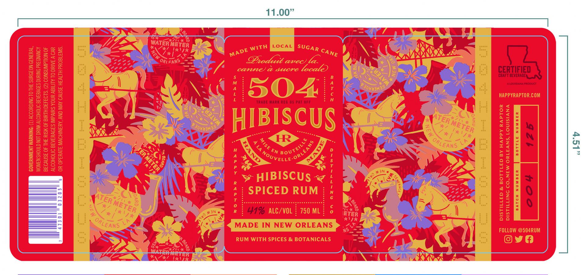 504 Hibiscus Spiced Rum from United States - Winner of Silver medal at ...