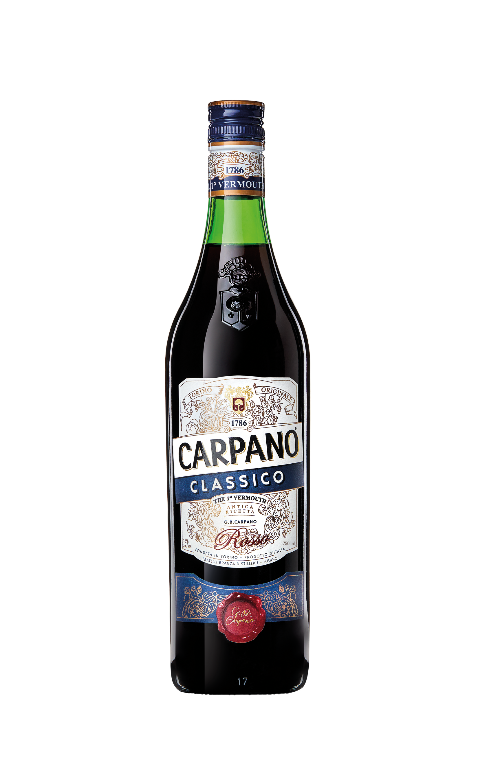 Carpano Rosso Classico Vermouth from Italy - Winner of Gold medal at ...