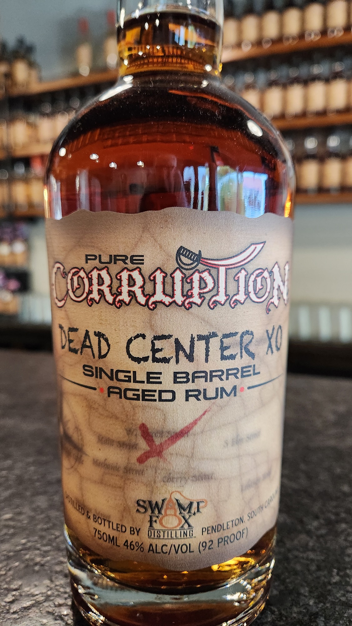 Pure Corruption - Dead Center XO Single Barrel Aged Rum from United ...